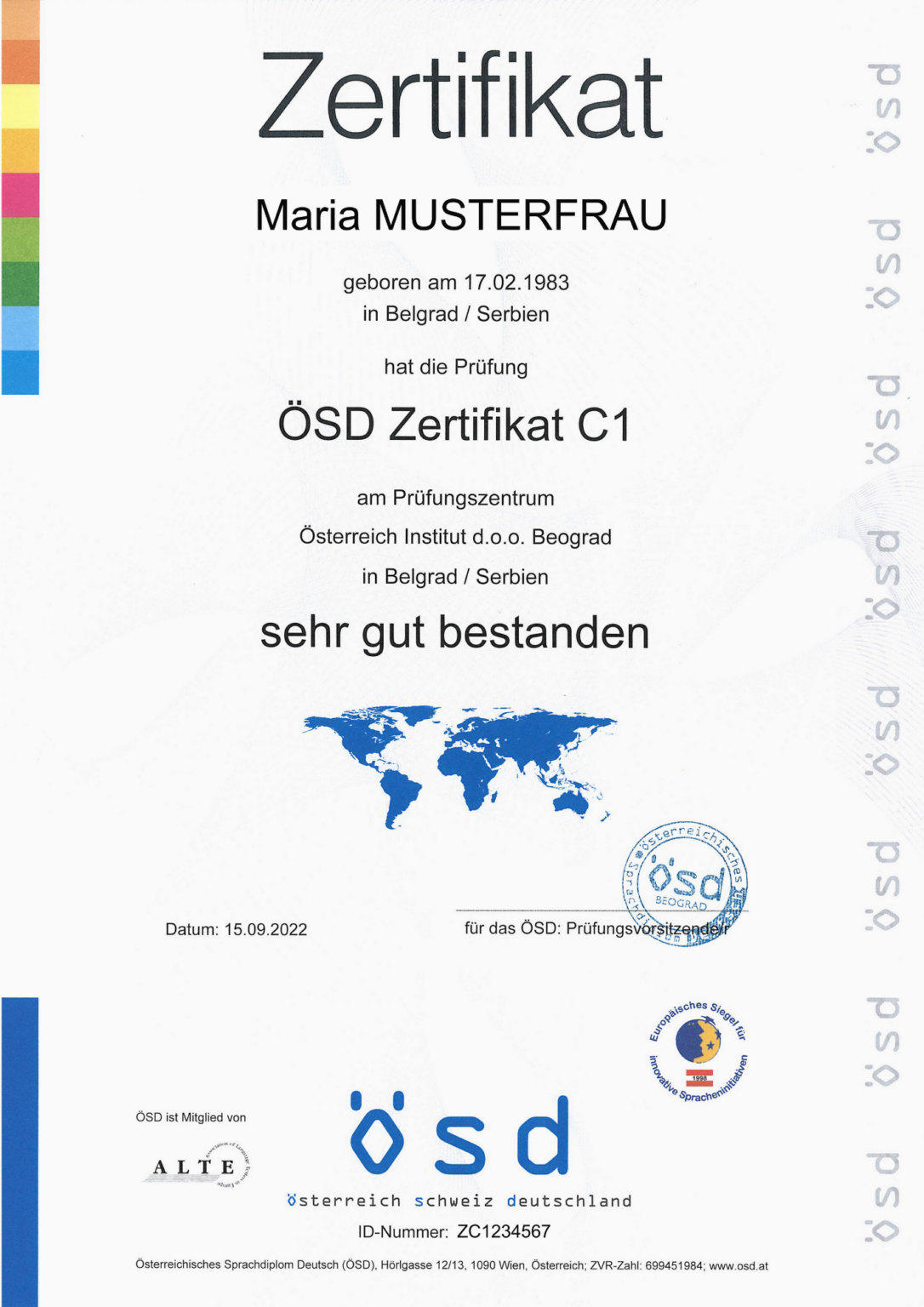 ÖSD ispit na Austrijskom institutu » Vaš put do sertifikata