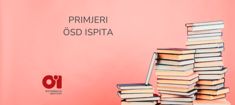 Primjeri ÖSD ispita - Österreich Institut